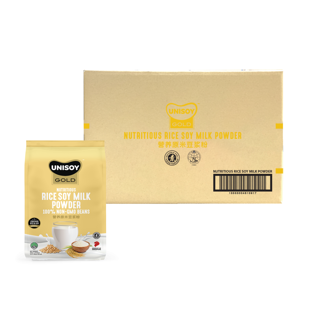 UNISOY Nutritious Rice Soy Milk Powder Carton