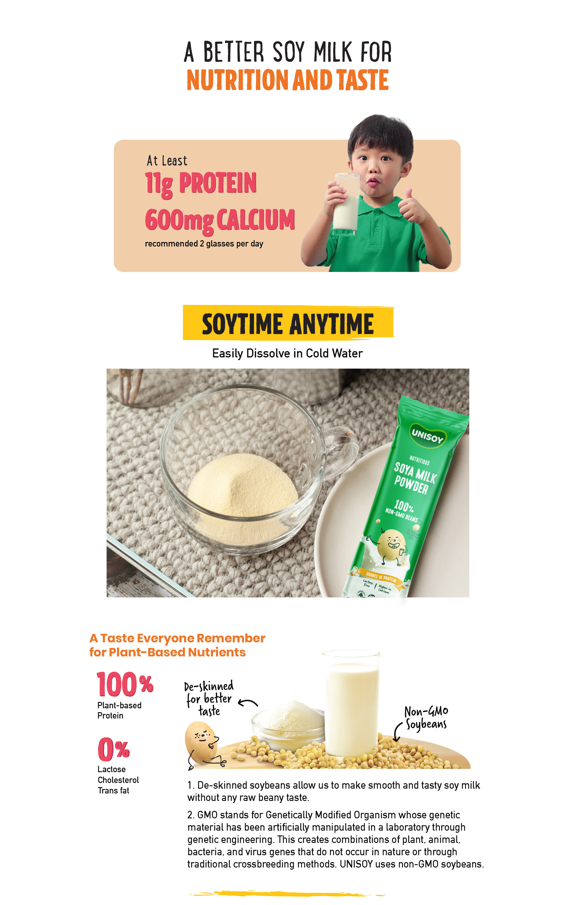 UNISOY Nutritious Soy Milk Powder