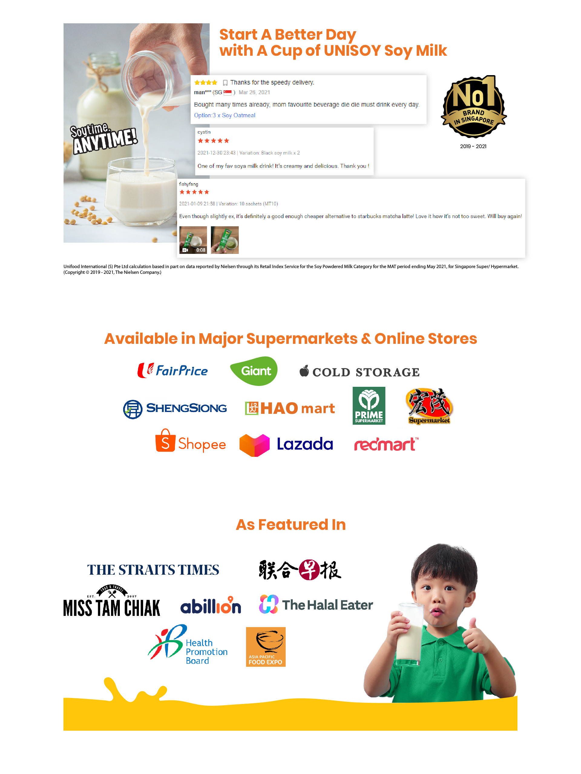 UNISOY Nutritious Soy Milk Powder